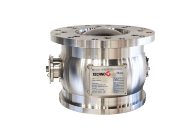 Ball segment valve for fine chemical catalyst loading