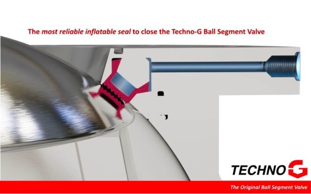 Reliable Inflatable Seal for Techno-G Ball Segment Valve