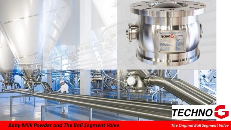 Ball segment valves for safety and efficiency in Baby Milk Powder ...