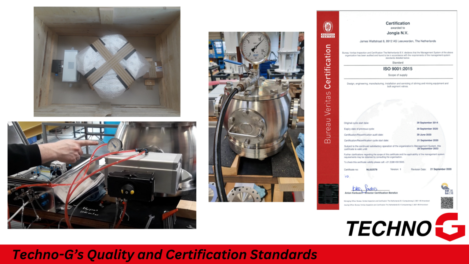Techno-G’s Quality and Certification Standards for Ball Segment Valves