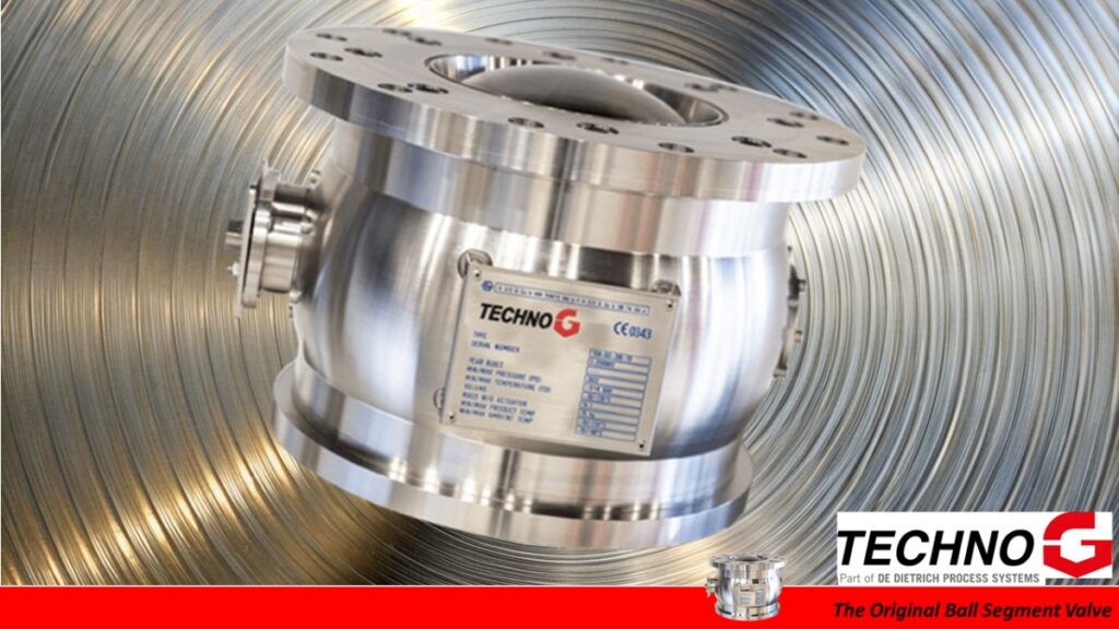 Techno-G Expands Material Options for Ball Segment Valves